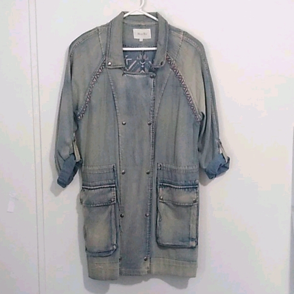 Miss Me | Jackets & Coats | Miss Me Denim Duster Jacket Southwest ...